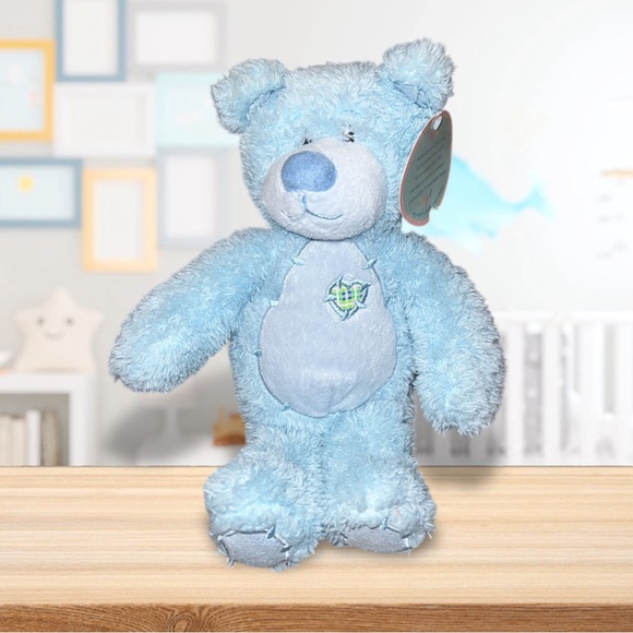 first main | Toys | First Main Tender Teddy Bear Baby Blue Stuffed ...